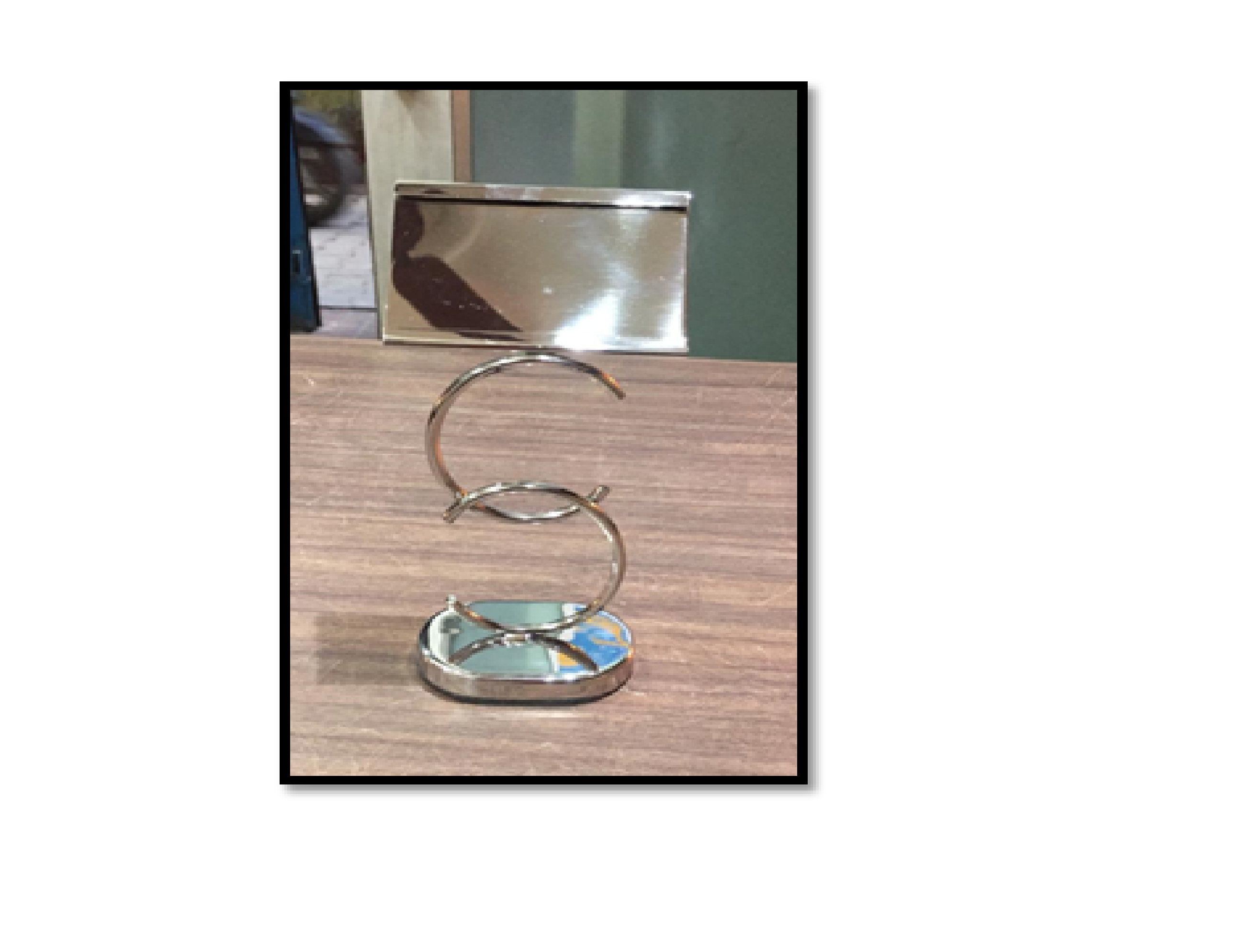 SS Tag Holder with Stand - 5 Star Hotel Supplies UAE | Nine Ventures